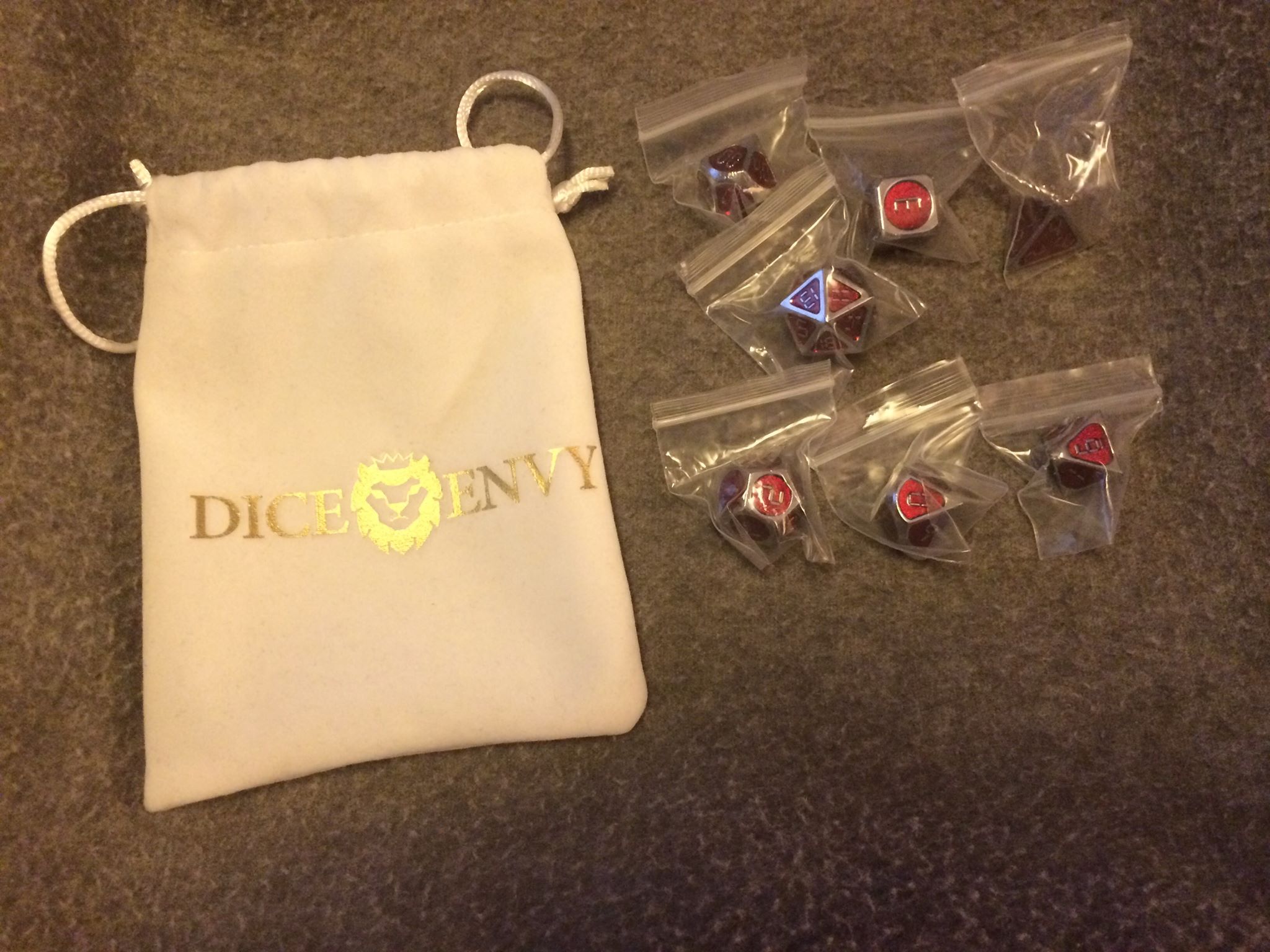 Dice Envy January 2019: Red Technomancer Dice Set Review | REAL OTAKU ...